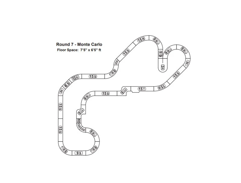 Afx Race Set Layouts Afx Slot Car Track Layouts