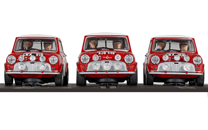 Scalextric 1965 Monte Carlo Rally Mini Triple Pack 1/32 Slot Car