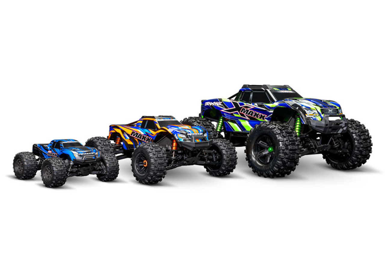 Traxxas Mini Maxx 4WD Brushless RTR RC Monster Truck w/ID Lipo Battery ...