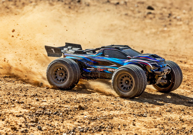 Traxxas Mini XRT 4WD Brushless RTR RC Monster Truck w/ID Lipo Battery ...