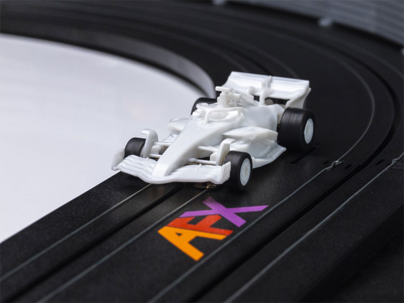 AFX Formula White Paintable Mega G+ HO Slot Car