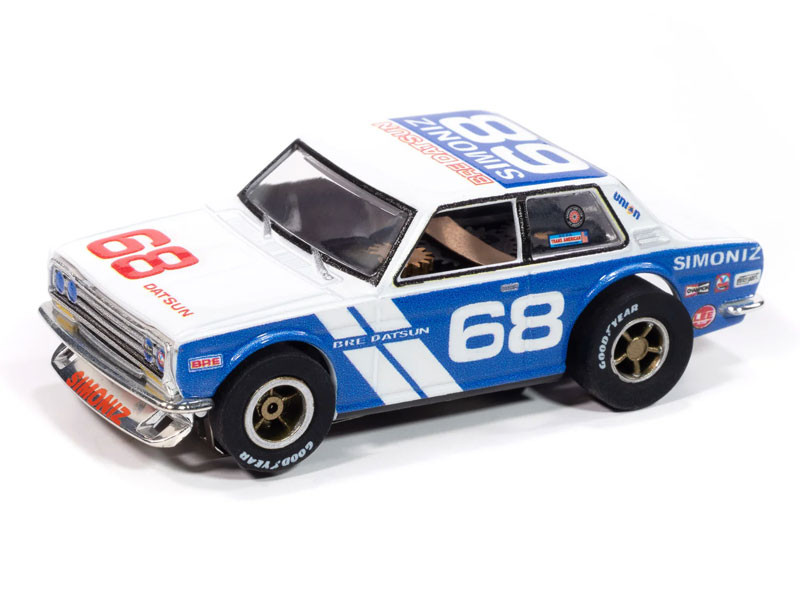 Auto World 1972 BRE Datsun 510 Guest Car #68 (White & Blue) X-Traction ...