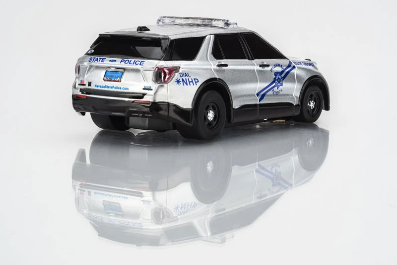 AFX Police Interceptor NHP with LED Flashing Lights Mega G+ HO Slot Car