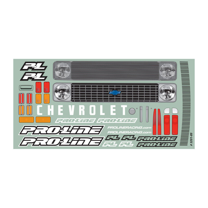 Pro-Line 72 Chevy C10 Long Bed Body (Unpainted): R