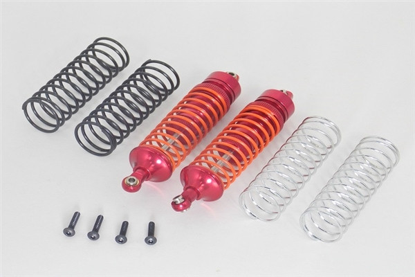 GPM Red Aluminum Rear Shocks for 4x4 Slash Rustler
