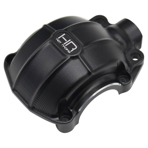 Hot Racing Black Aluminum Front Differential Cover