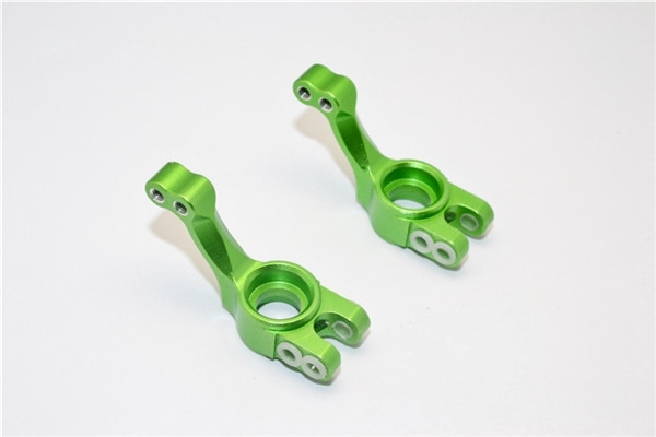 GPM Green Aluminum Rear Stub Axle Carriers for 2WD