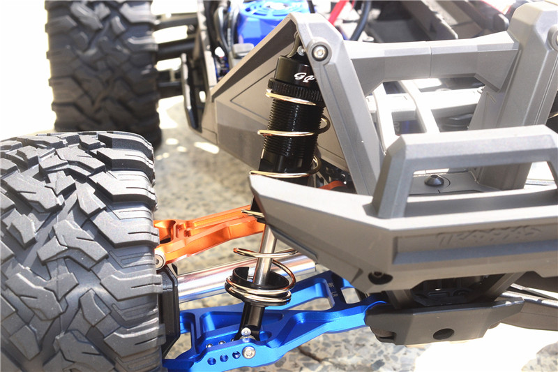 GPM Gunmetal Aluminum HD Adjustable Shocks (2) for Maxx 4S | GPM Racing ...