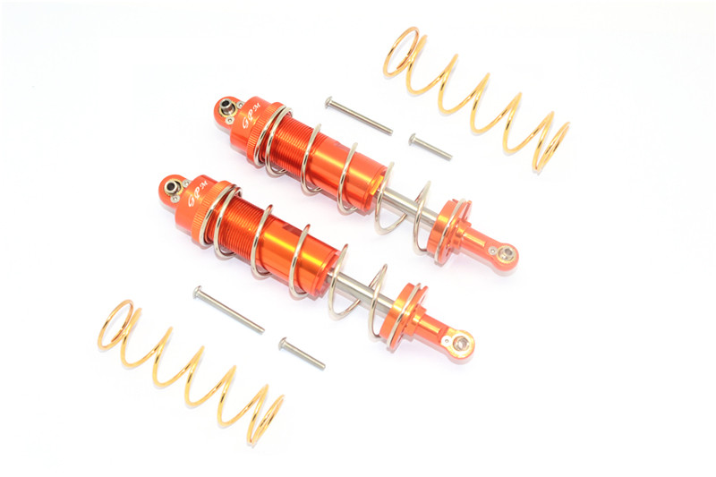GPM Orange Aluminum HD Adjustable Shocks (2) for Maxx 4S | GPM Racing ...