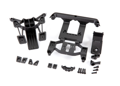 Traxxas Hoss 4x4 Front & Rear Body Mounts with Hardware | Traxxas 9015