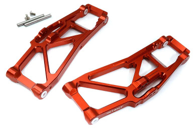 Integy (Red) Billet Machined Lower Suspension Arms: Maxx w/ WideMAXX