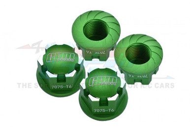 GPM Green 7075-t6 Aluminum 17mm Wheel Lock Nuts
