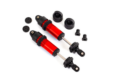 Traxxas GT-Maxx Aluminum (Red-Anodized) Shocks (Fully Assembled w/o ...