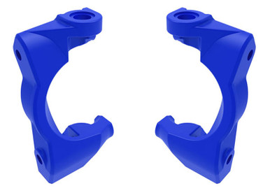 Traxxas Mini Maxx Blue Left and Right C-Hubs Caster Blocks