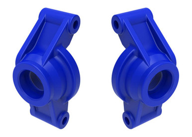 Traxxas Mini Maxx Blue Rear Left and Right Stub Axle Carriers