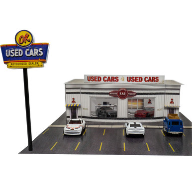 Innovative Hobby "Used Car Dealership" Photo Real Scale Building Kit: 1 ...