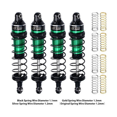 GPM Mini Maxx Green Alloy Front And Rear Adjustable Spring Shock (87MM)