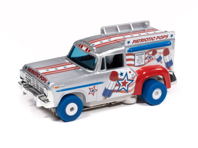 Auto World Ice Cream Truck (Silver, White, Red & Blue) Thunderjet HO ...
