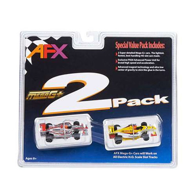 AFX Two Pack - Formula Mega G+ Slot Cars