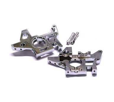 Integy T-Maxx E-Maxx Chrome Rear Bulkhead Set