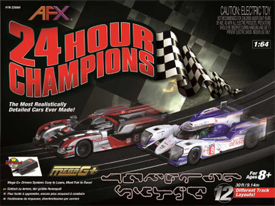 AFX 24-Hour Champions HO Slot Car Set | AFX 22004 | HO Slot Car Tracks ...