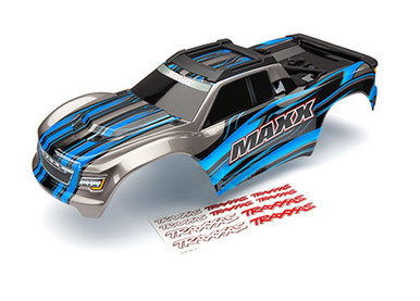 Traxxas Maxx Blue Painted Body with Decals | Traxxas 8911A | Traxxas ...
