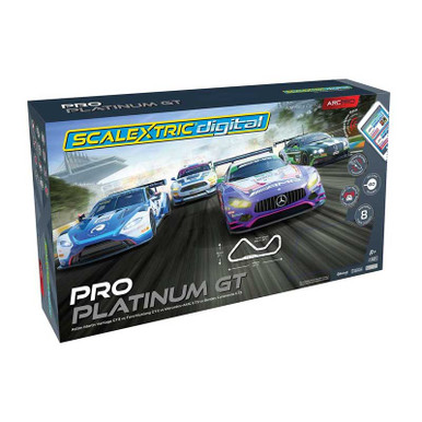 Scalextric ARC PRO Platinum GT Digital 30-Foot 1/32 Slot Car Track Set ...