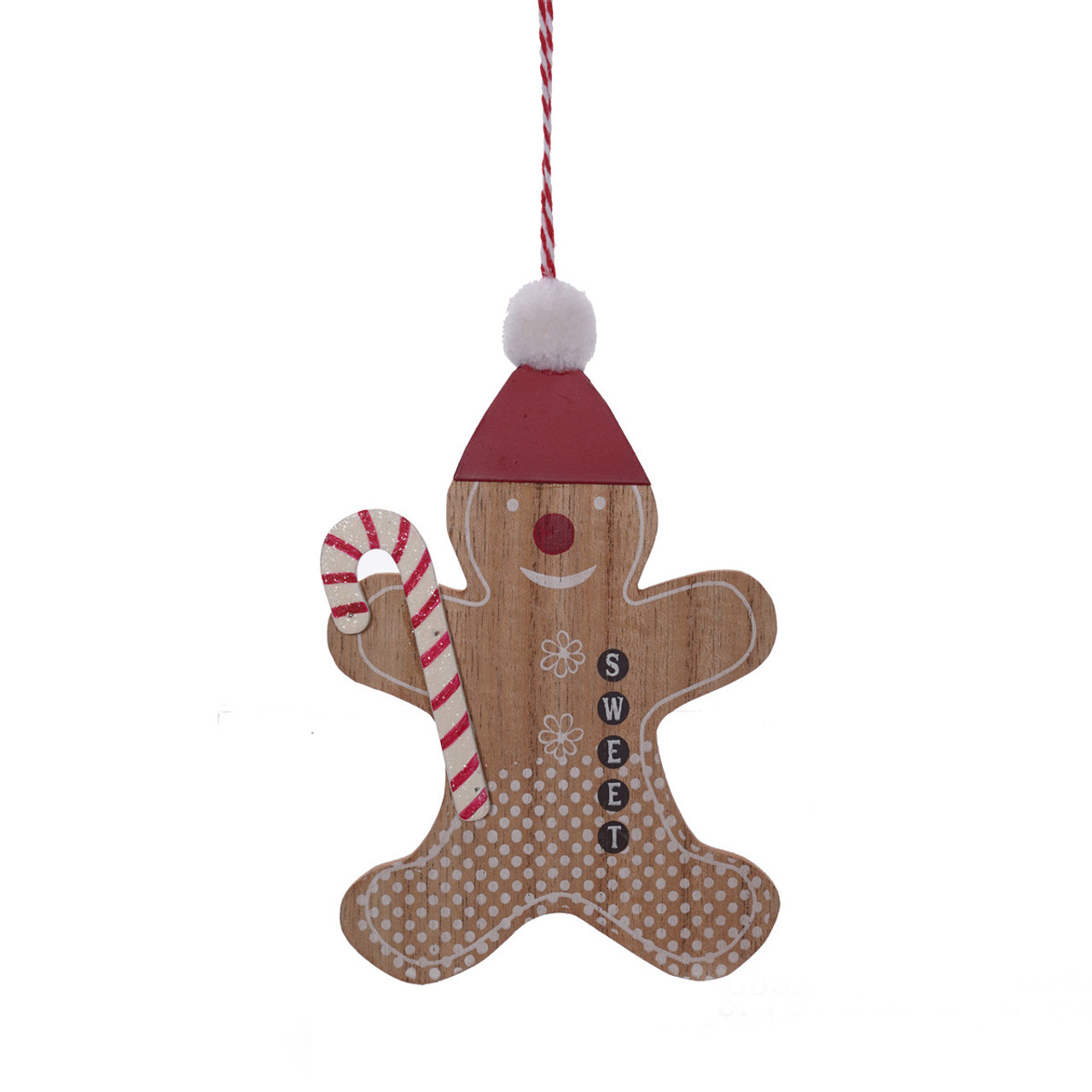 Sweet Gingerbread Man Tree Decoration | Kilkenny Design
