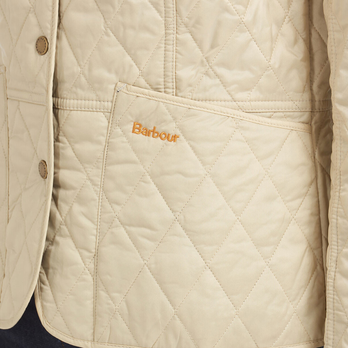 Barbour Summer Liddesdale Quilted Jacket Pearl & Navy | Kilkenny Design