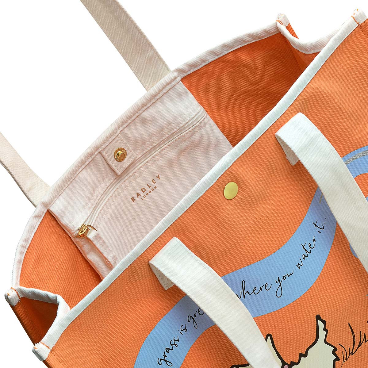 Grass Is Greener Large Open Top Tote | Kilkenny Design