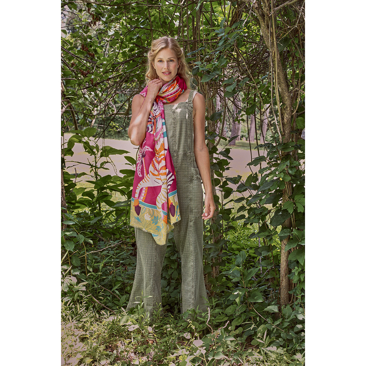 Zebra Carnival Print Scarf | Kilkenny Design