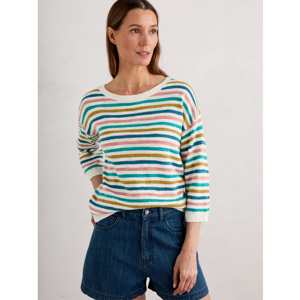 Knavock Jumper Mini Cornish Helford Multi | Kilkenny Design