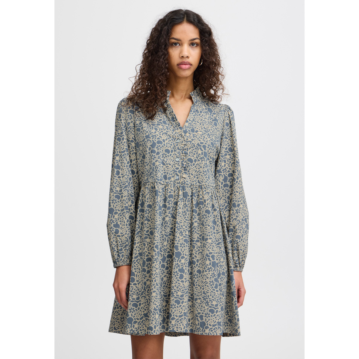 IHQWISSA Floral Dress Blue Mirage | Kilkenny Design