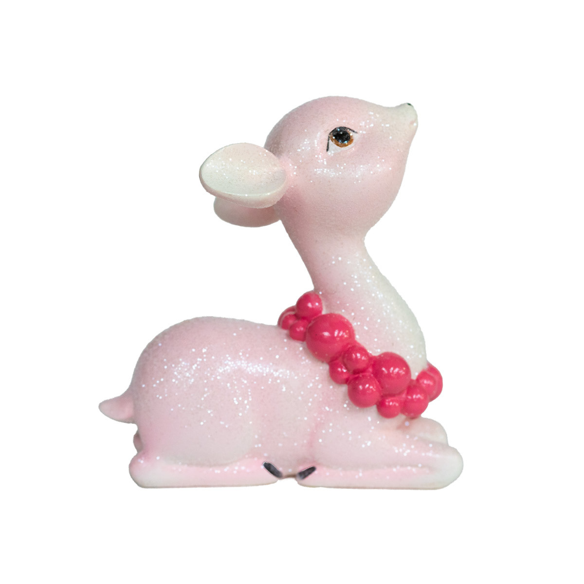 Pink Retro Sitting Deer | Kilkenny Design