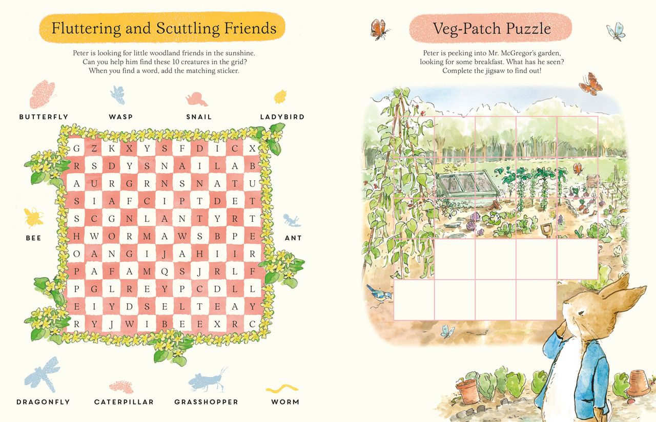 Peter Rabbit Big Outdoors Sticker Activity | Kilkenny Design