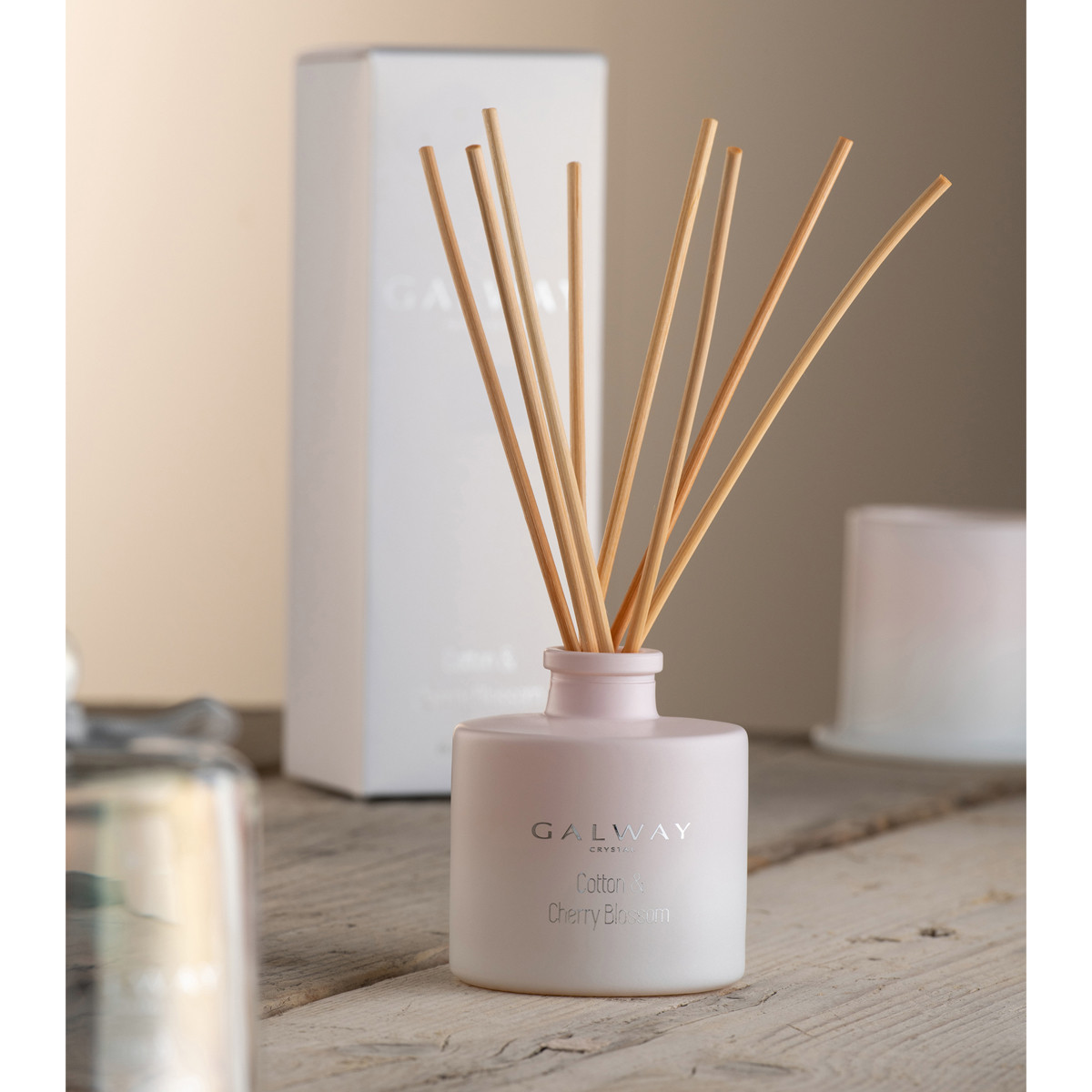 Cotton & Cherry Blossom Reed Diffuser | Kilkenny Design