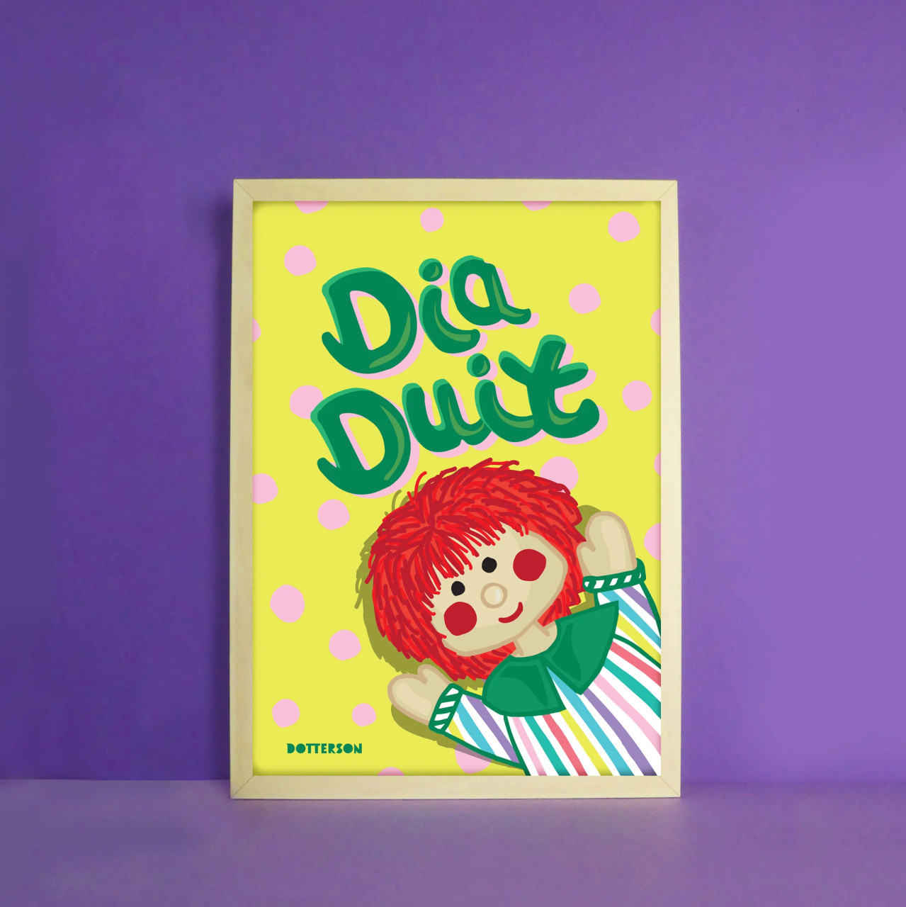 Dia Duit A4 Print | Kilkenny Design