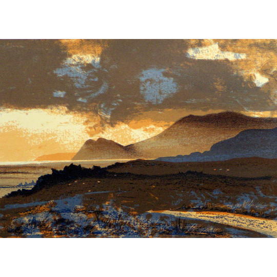 Art Cards Ireland Evening Light On Atlantic Drive, Achill | Kilkenny Design