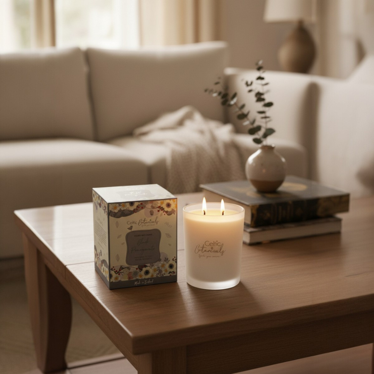 Double Wick Black Pomegranate | Kilkenny Design
