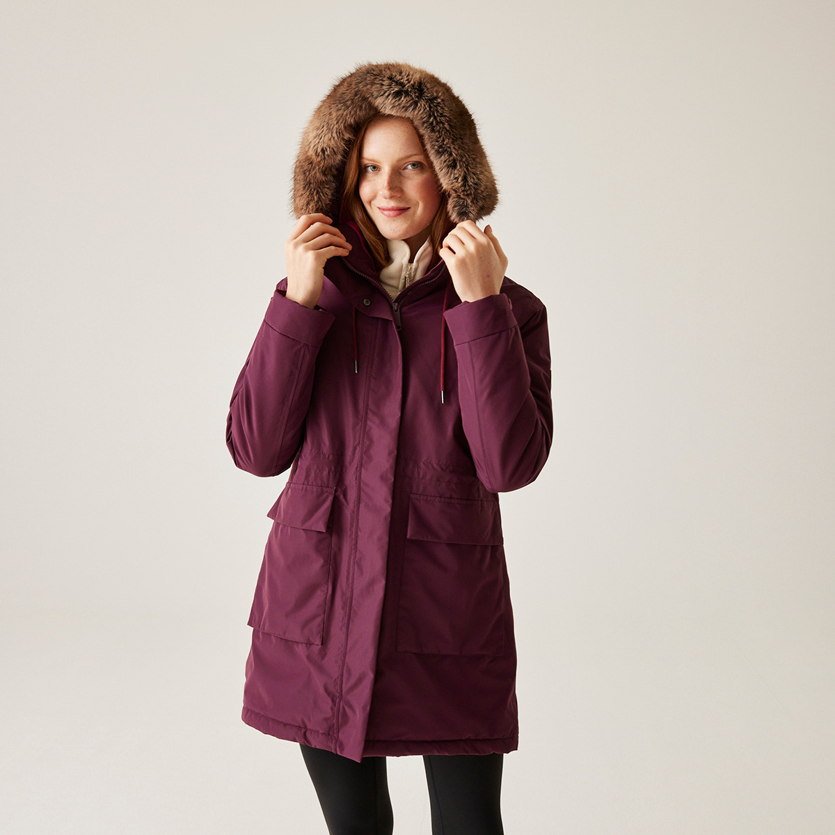 Women’s Sabinka Jacket — Fig/Dark Cerise | Kilkenny Design
