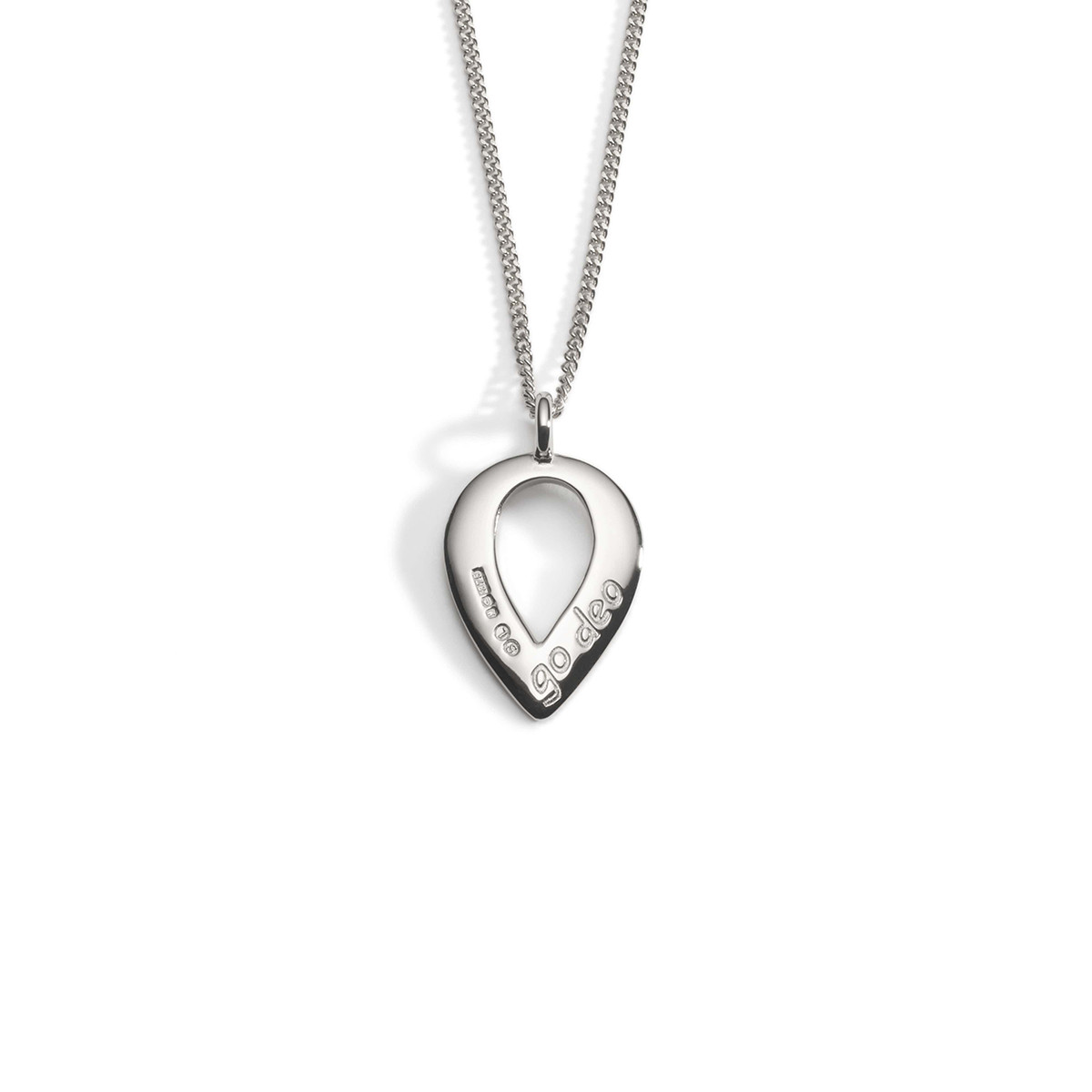 Silver Buíochas go deo Single Pendant | Kilkenny Design
