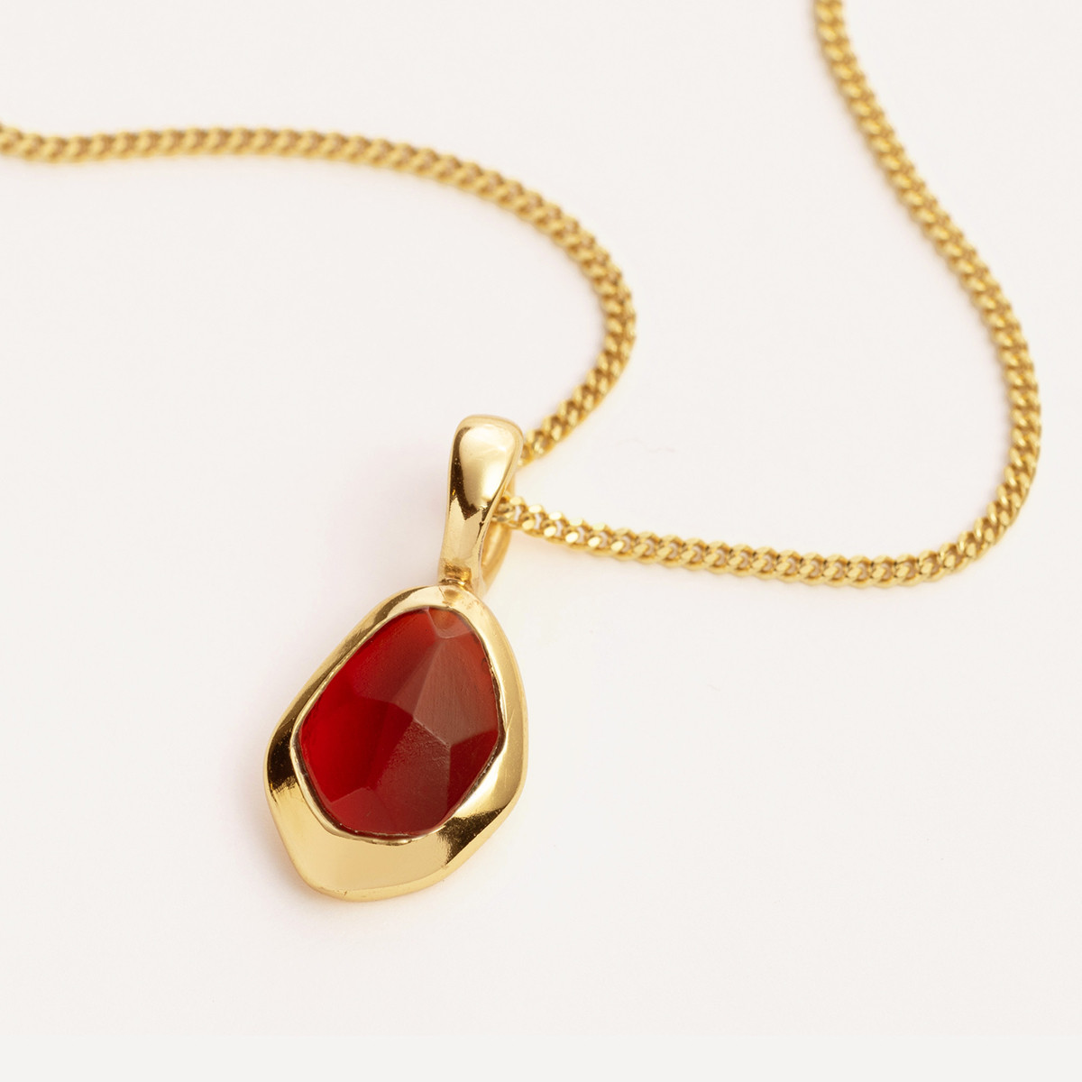 Stepping Stone Pendant Necklace - Gold Vermeil | Kilkenny Design
