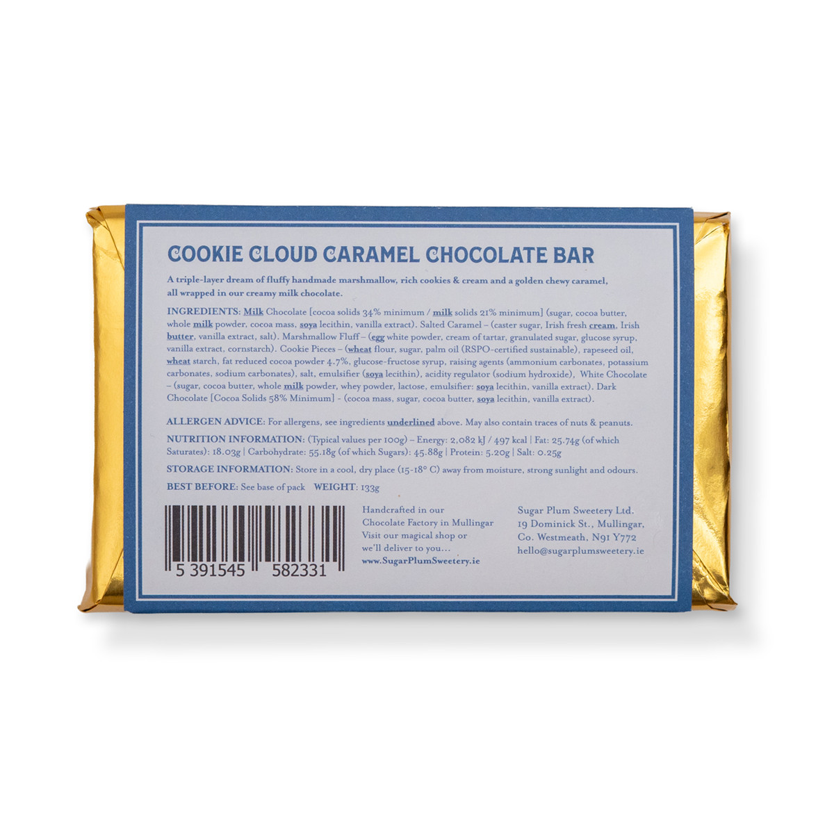Cookie Cloud Caramel Chocolate Bar | Kilkenny Design