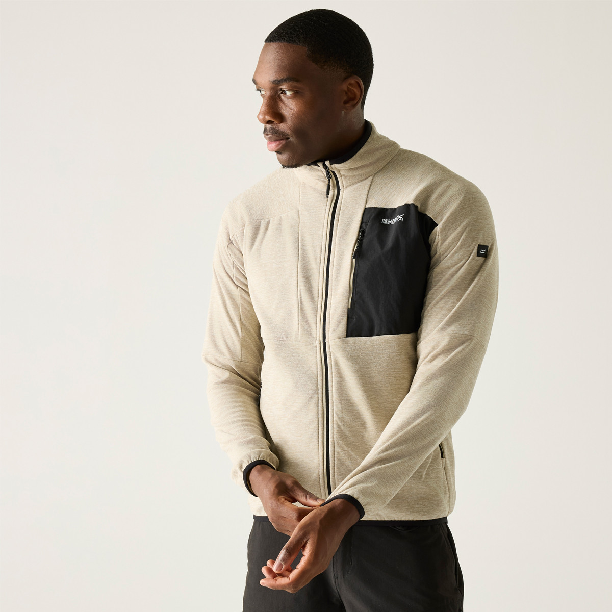 Men's Scaris Full Zip Fleece - Abbeystone Beige | Kilkenny Design