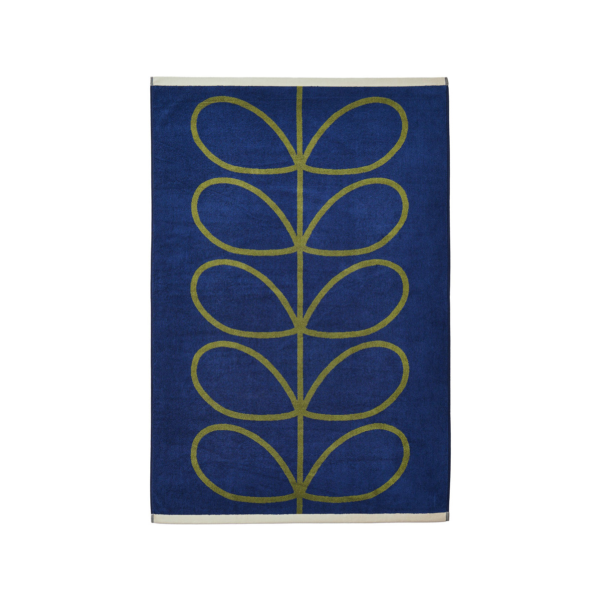 Linear Stem Navy Hand Towel | Kilkenny Design