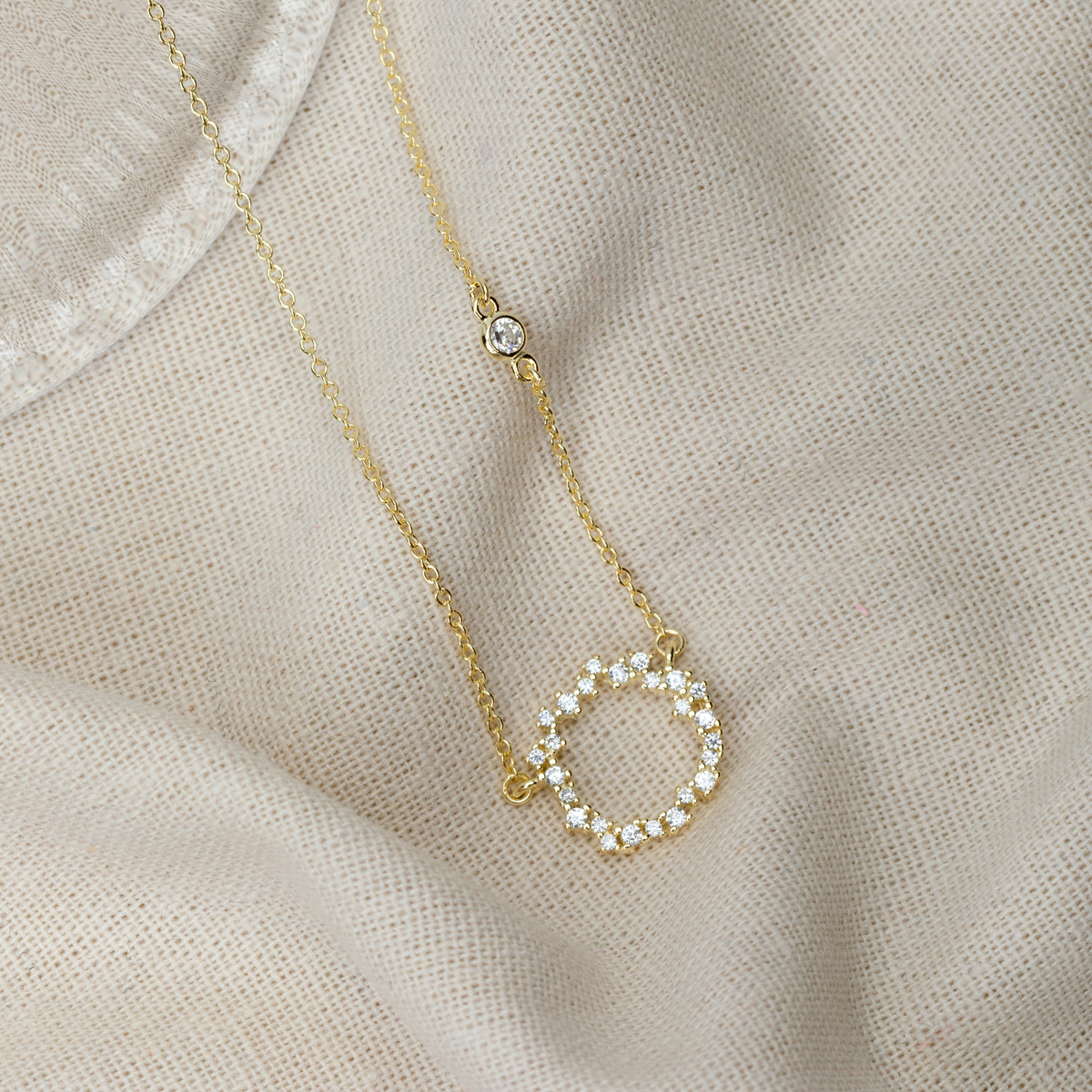 Little Light Sparkle Gold Encrusted Pendant | Kilkenny Design