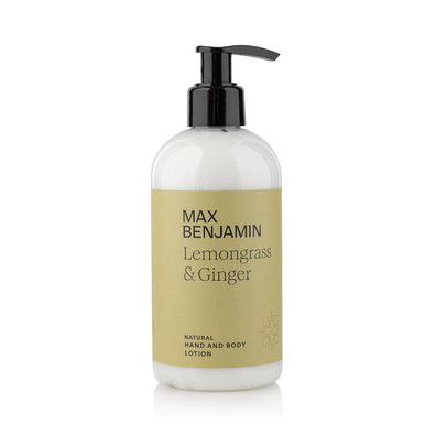 Max Benjamin Hand Lotion Lemongrass and Ginger | Kilkenny Design