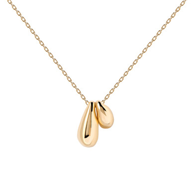18K Gold Plated Silver Sugar Necklace | Kilkenny Design