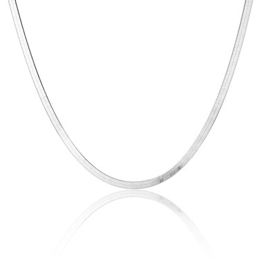 Sterling Silver Herringbone Chain | Kilkenny Design
