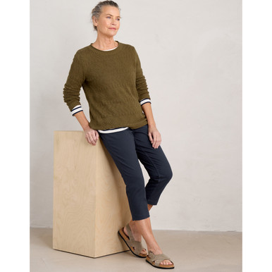 Albert Quay Crop Trousers Maritime | Kilkenny Design